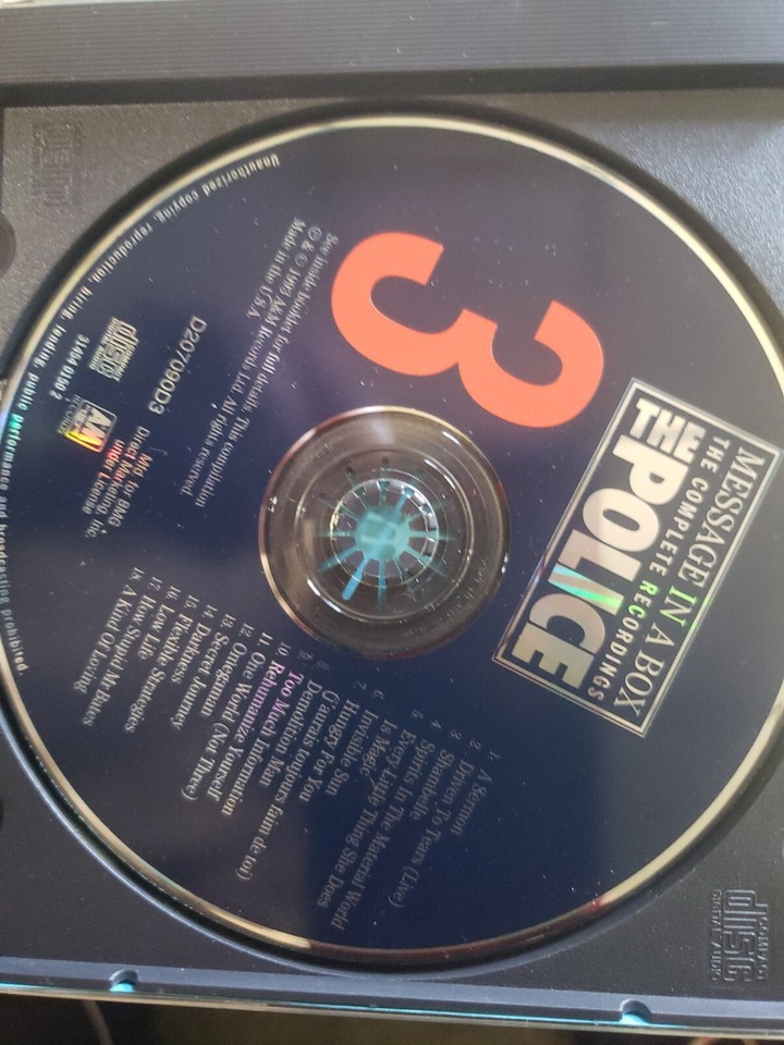 Message In A Bottle The Police Disc 3 | eBay