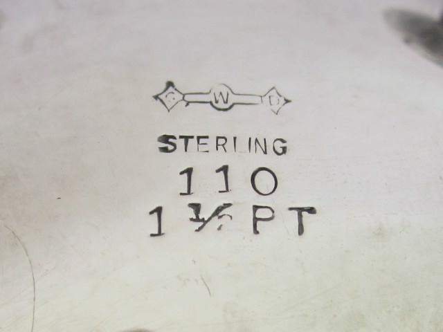 Graff Washbourne & Dunn Sterling Silver 4 Piece Complete Coffee/Tea Set ...