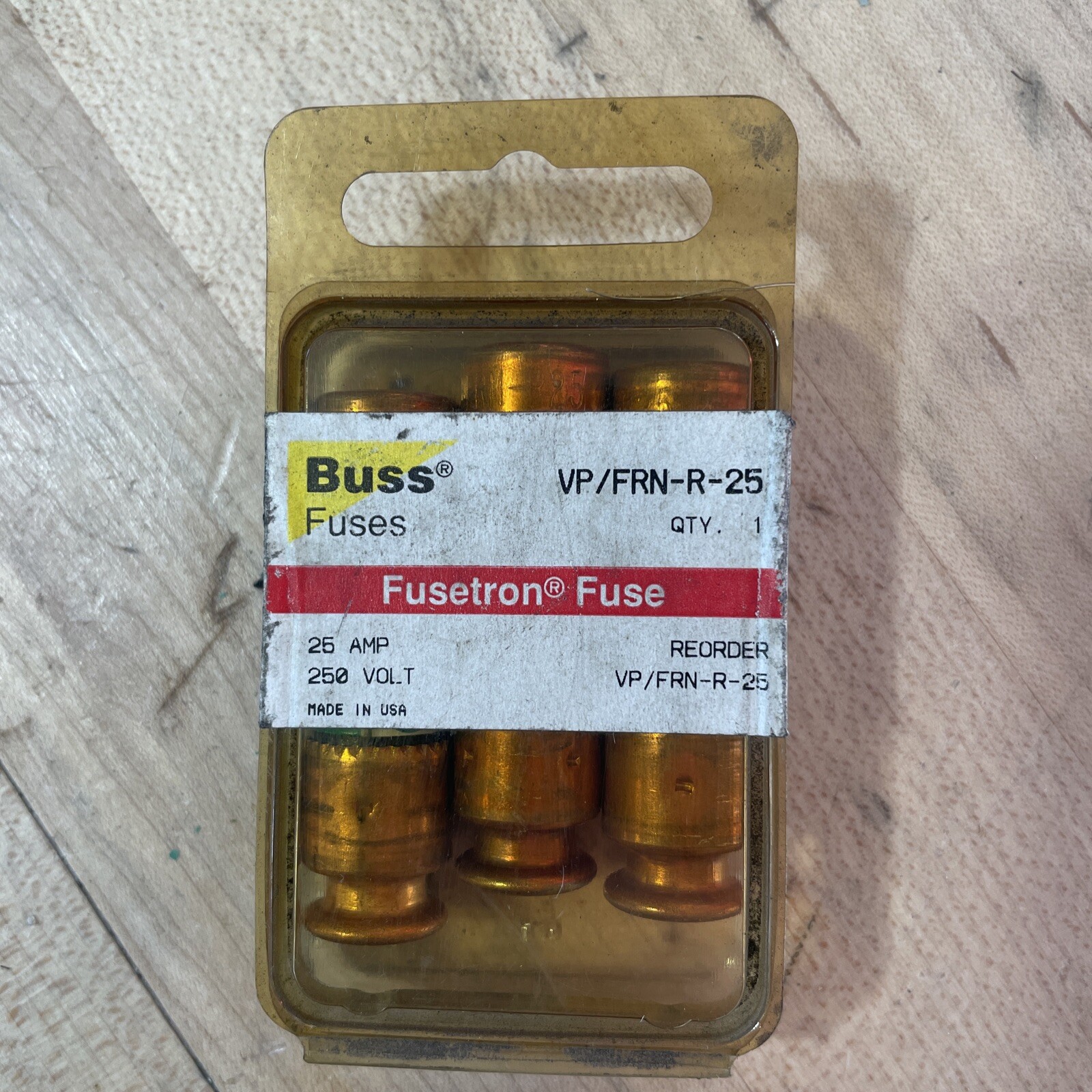 BUSSMAN FRN-R-25-VP FUSE TIME DELAY 25A/250V 3 PACK 96487 | eBay