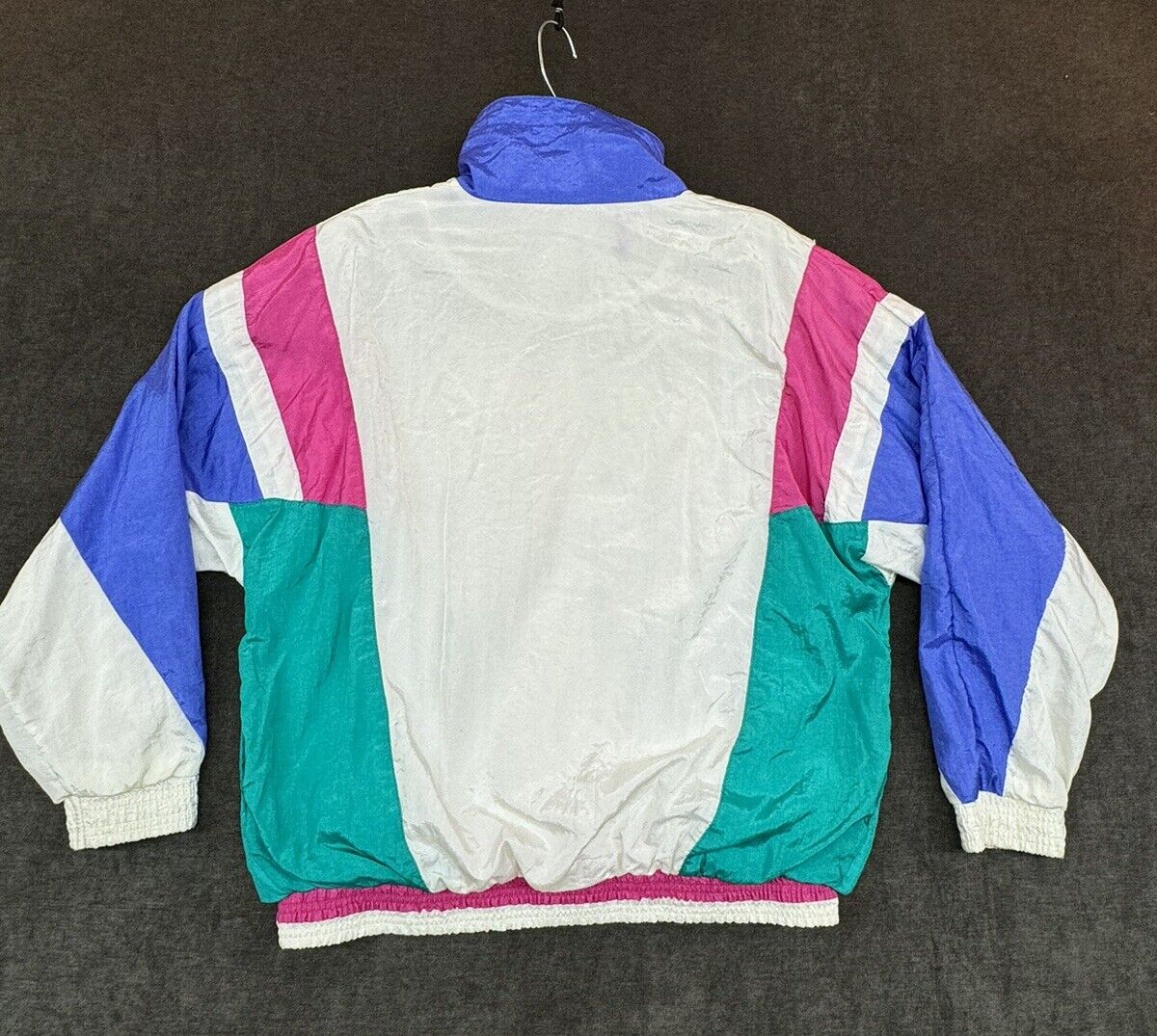 VTG 80s Casual Isles Multicolor Sz S Colorblock F/Z VTG 80s Casual Isles Multicolor Sz S Colorblock F/Z