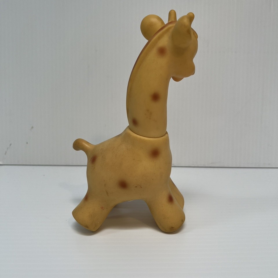 VTG Rolly Toys Rubber Giraffe West Germany Squeaks RARE 1950's | eBay