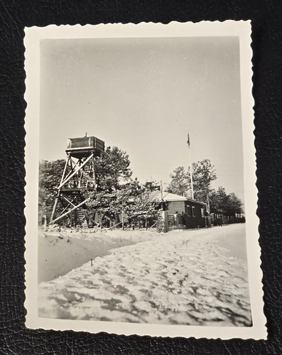 WATCHTOWER MILITARY BARRACKS HEADQUARTERS WW2 WWII German photo | eBay
