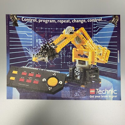 LEGO TECHNIC CONTROL CENTRE 1990 VINTAGE RETRO ADVERT | eBay Australia