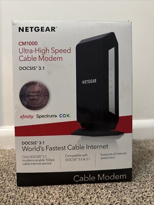 NETGEAR CM1000 DOCSIS 1000Mbps Cable Modem (CM1000-1AZNAS ...