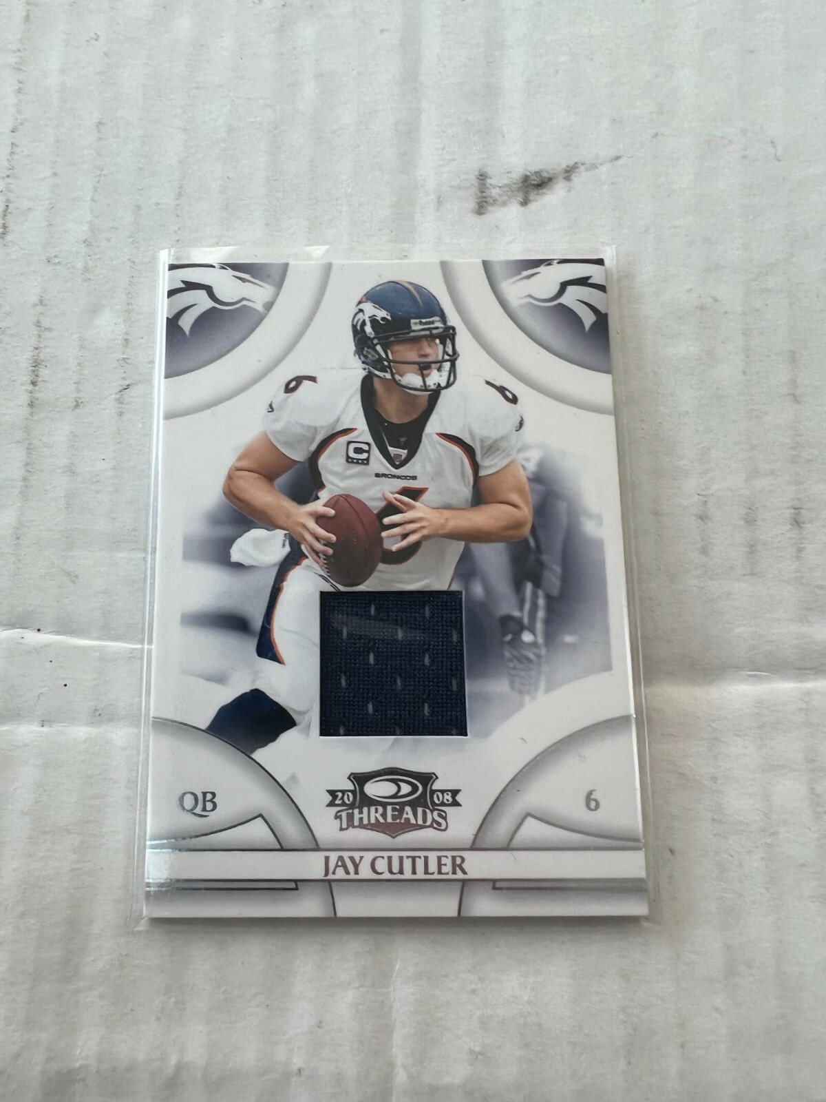 Jay Cutler 2008 Threads Jersey Card #38 Serial #200/250 | eBay