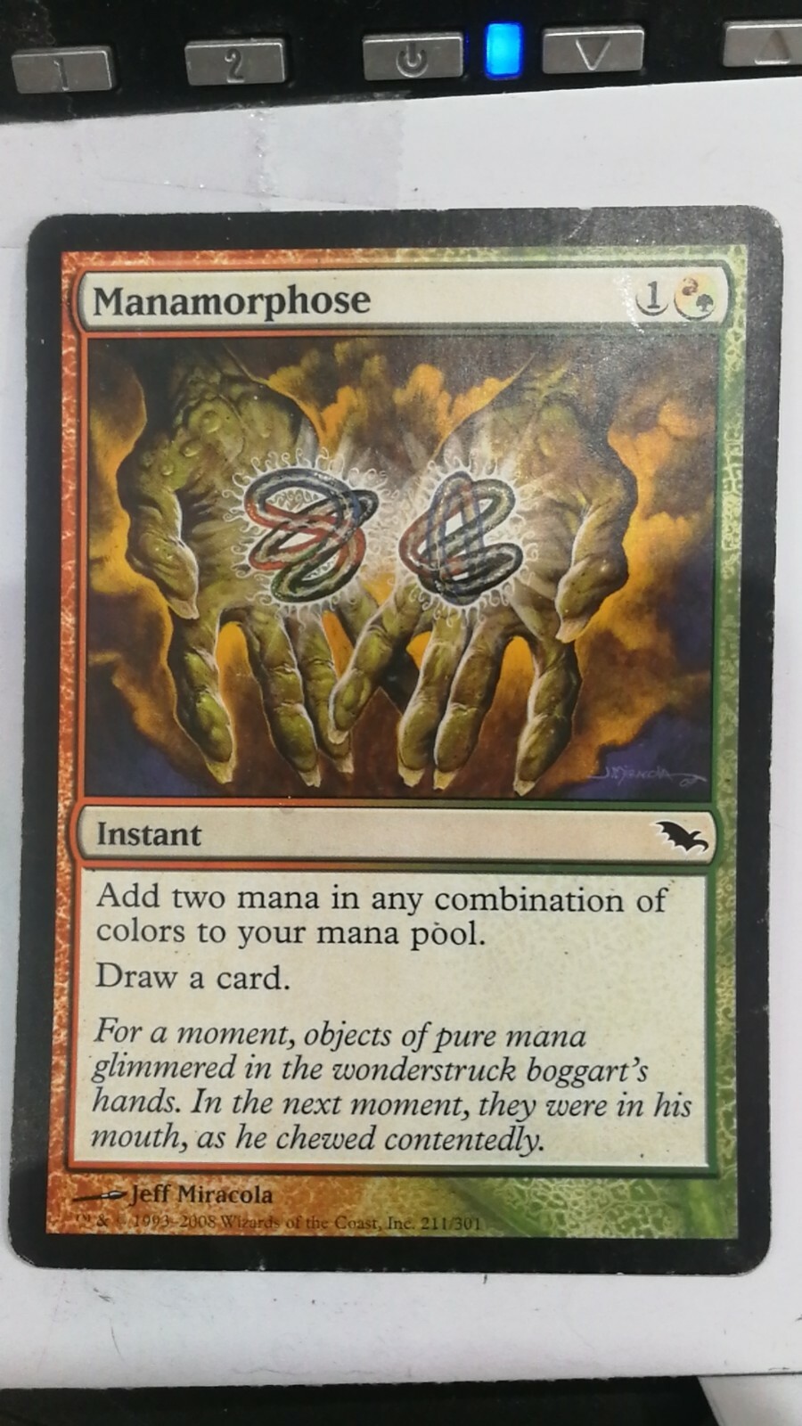 MANAMORPHOSE Shadowmoor MTG Red/Green Instant Com SEE IMAGE | eBay ...