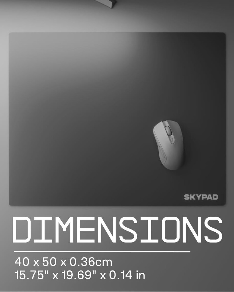 SkyPAD 3.0 XL Gaming Glass Mouse Pad Professional eSport Black & White ...