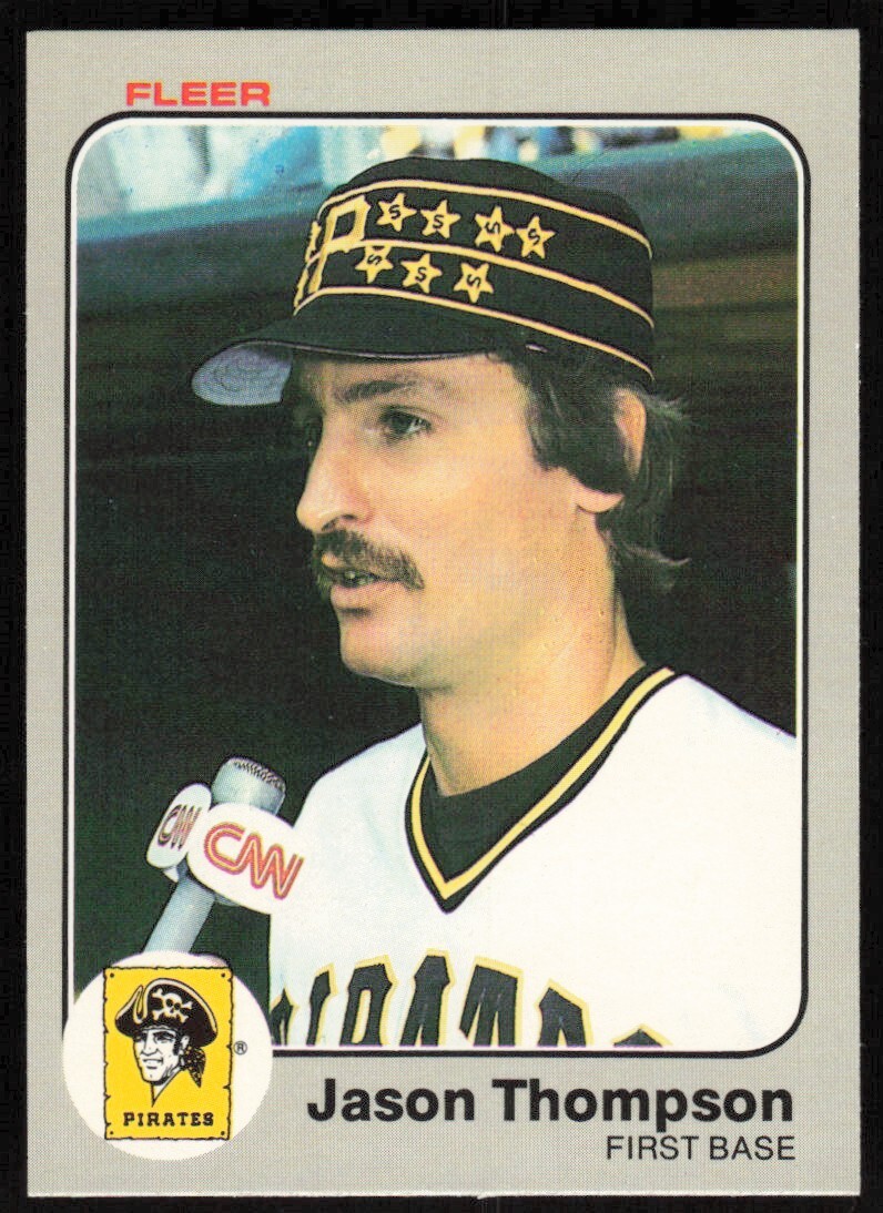 1983 Fleer Jason Thompson Pittsburgh Pirates #325 | eBay