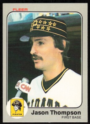 1983 Fleer Jason Thompson Pittsburgh Pirates #325 | eBay