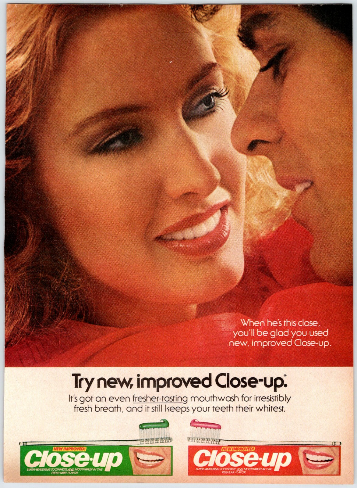 Close Up Toothpaste Print Ads