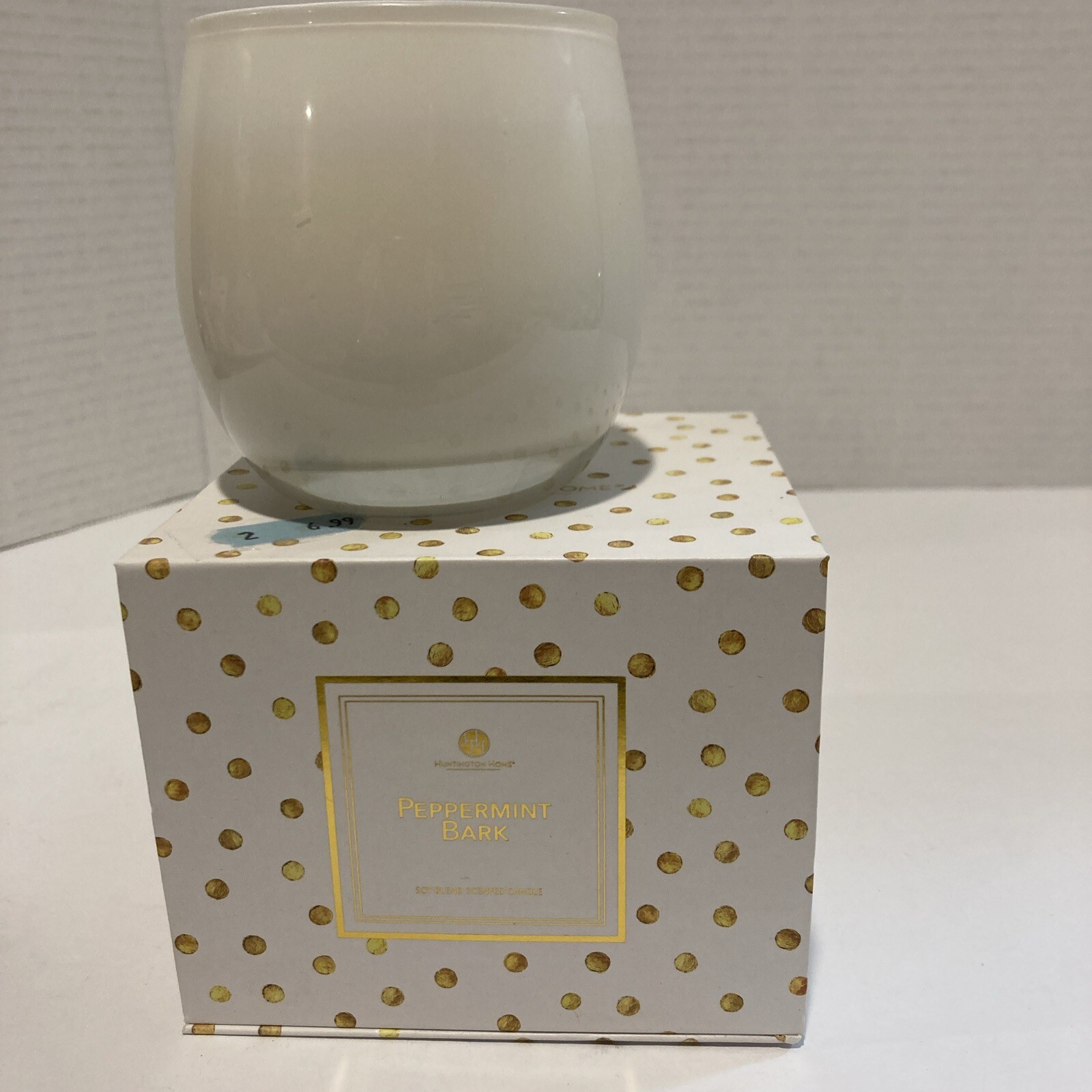 Huntington Home Christmas Peppermint Barack Fragrance Candle 1.7 Oz. | eBay