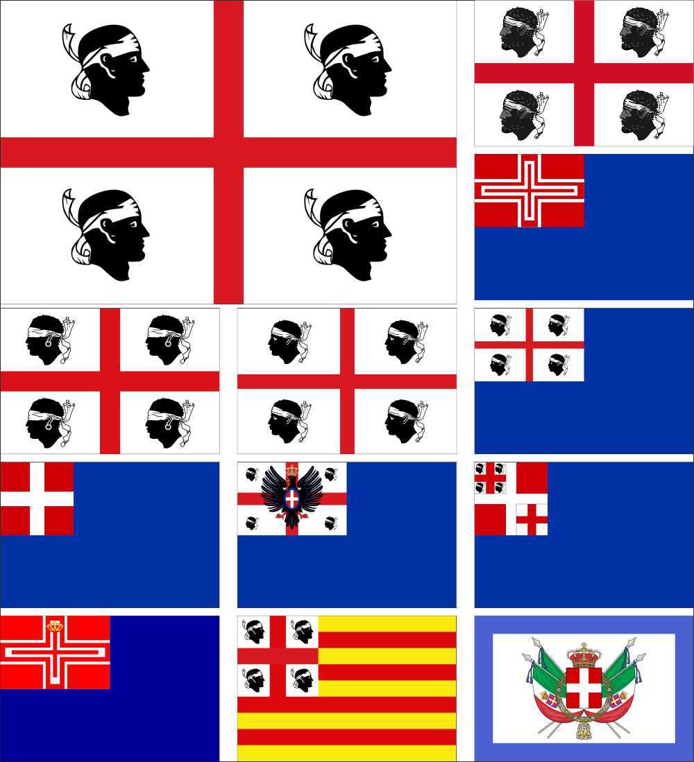 Italy Sardinia Flag Kingdom Merchant War Ensign Crown Prince 3X2FT 5X3FT Banner | eBay