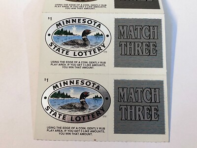 🔥 Minnesota First Instant Lottery Ticket - 1990, expired-no cash value ...