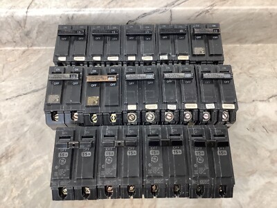 GE THQB 15 Amp 2 Pole Bolt-on Circuit Breaker 120/240 Volt | eBay