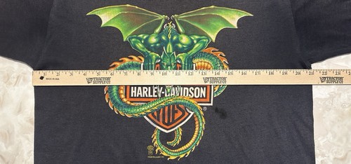 Vintage 1986 Harley-Davidson T, rare color gargoyle/dragon. Holoubek ...