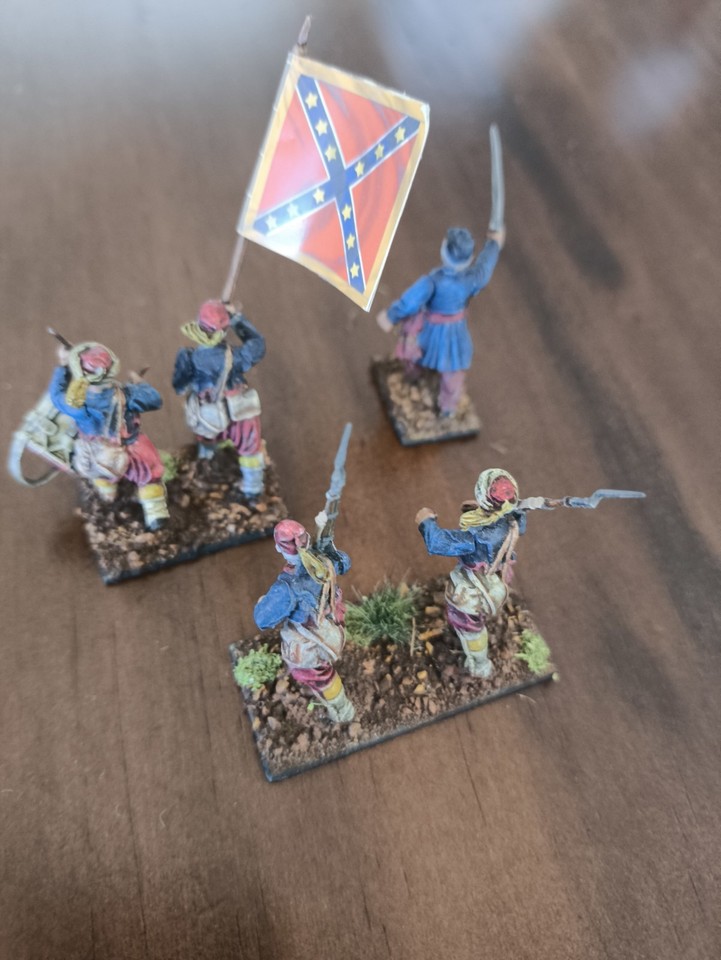 Perry Miniatures ACW AMERICAN CIVIL WAR ZOUAVES 28mm PROPAINTED Warlord ...