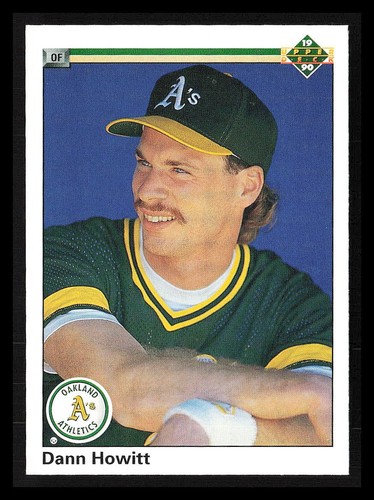 Dann Howitt 1990 Upper Deck #747 Oakland Athletics | eBay