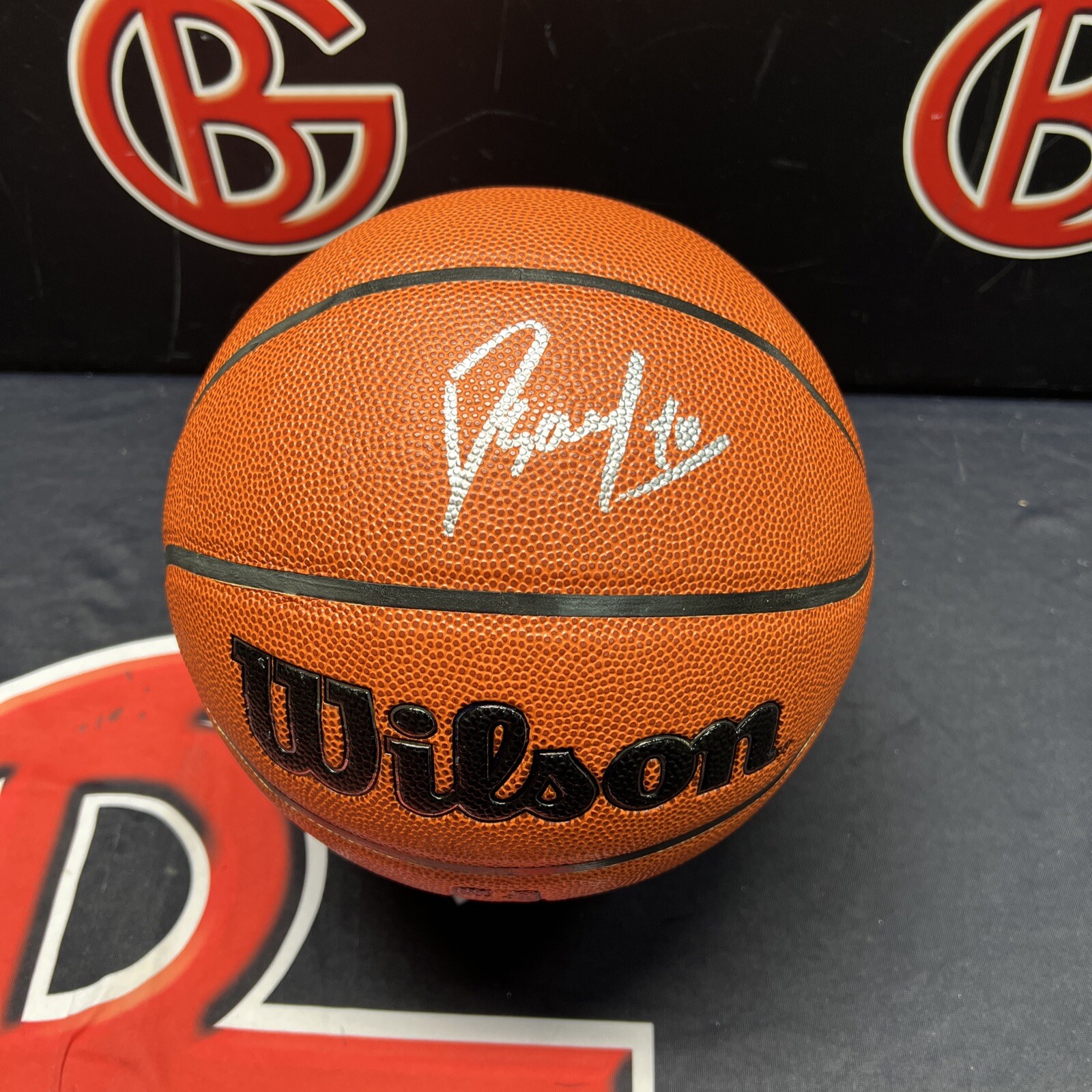 Domantas Sabonis Autographed Sacramento Kings Signed Wilson Basketball ...