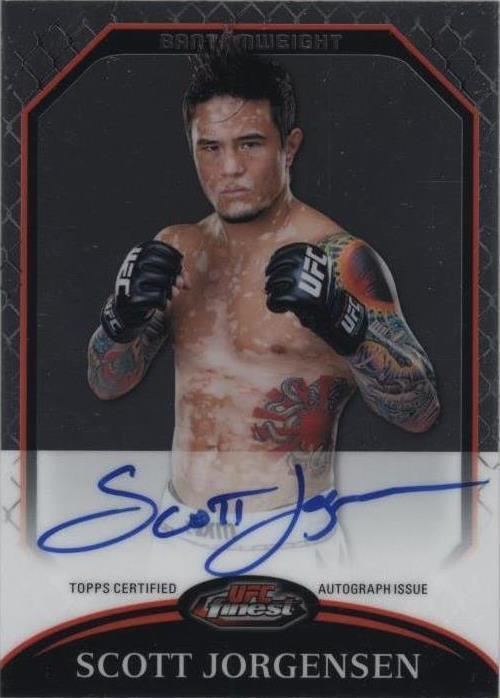 2011 Topps Finest UFC - Fighter Autographs Scott Jorgensen #A-SJ (AU ...