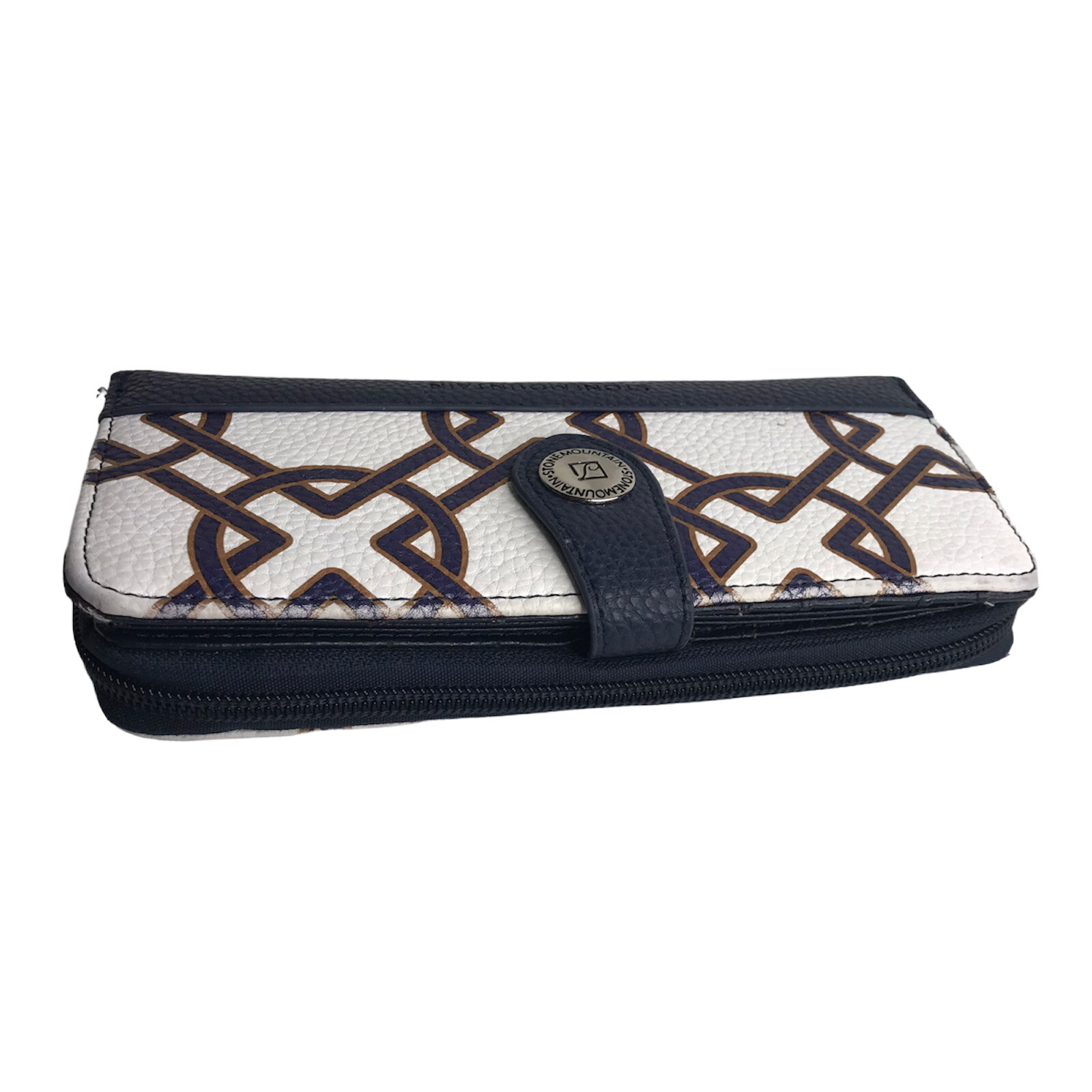 Stone Mountain Navy Blue Wallet Checkbook Holder Cove… - Gem