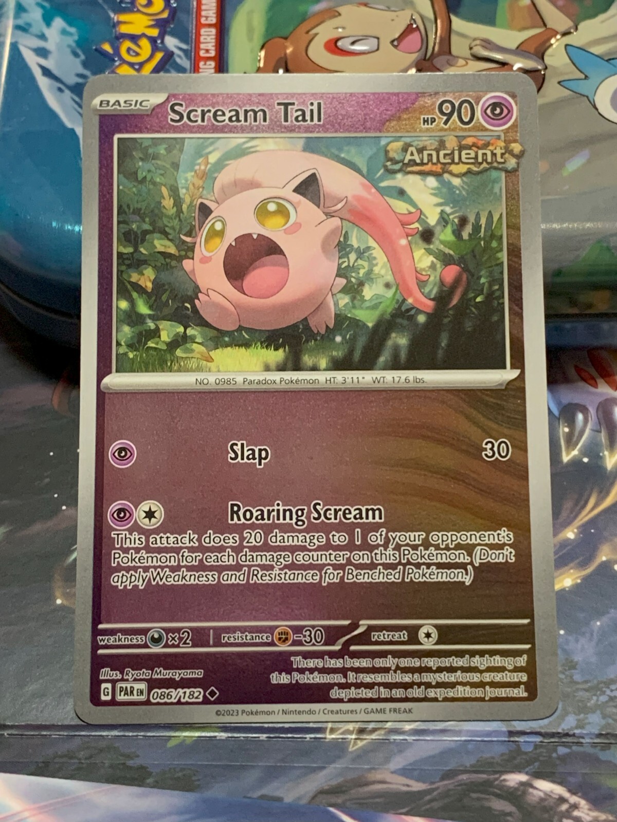 Pokémon TCG Scream Tail Paradox Rift 086/182 Reverse Holo Uncommon | eBay