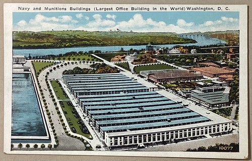 Washington DC Navy and Munitions Building Vintage Standard Postcard ...