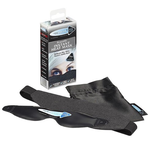 The Eye Doctor Click & Go Reusable Instant Heat Mask for Dry Sore Eyes ...