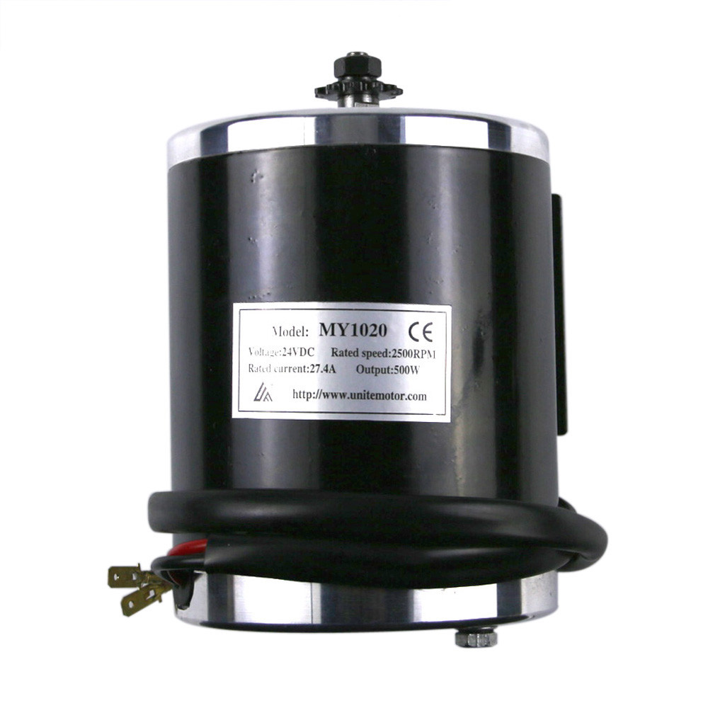 24V 500W Electric Motor F E-Scooter ATV Bike Gokart Quad MY1020 30 AMP ...