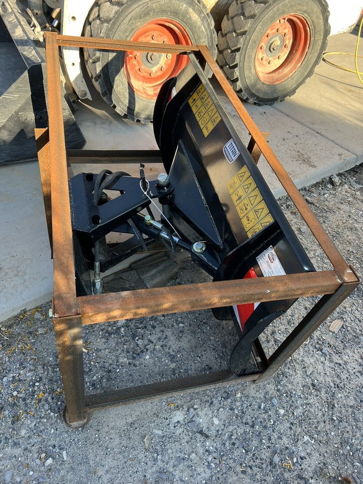 Titan 48" Toro Mini Skid Steer Hydraulic Dozer Blade Dirt Pusher Snow ...
