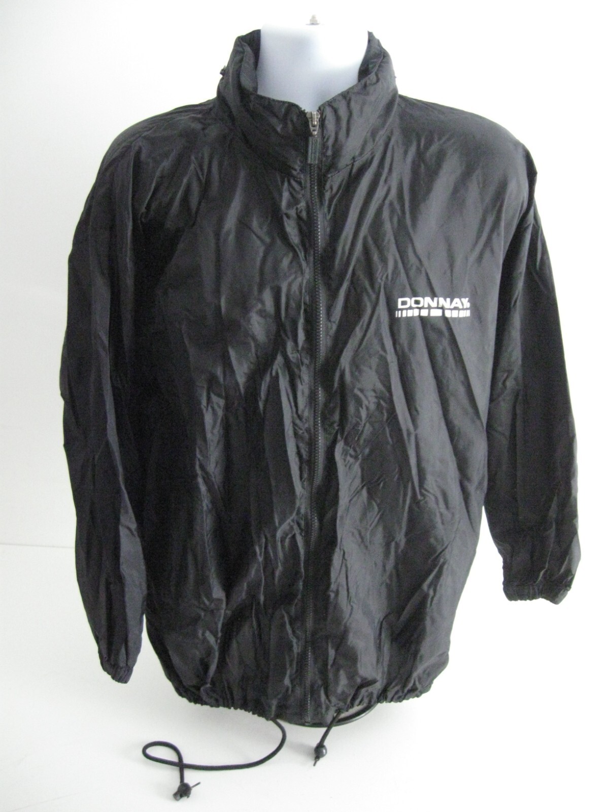 Donnay Men's Windbreaker Jacket Black Size S Lightweight Zip-Up | eBay