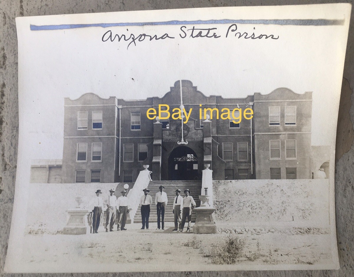 Carcel De Florence Az Newspaper Real Photo Arizona State Prison Jail