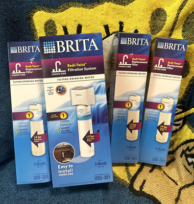 Bundle Of Brita Filtration System USS-301 With 3 Filters USF-201 Brand ...