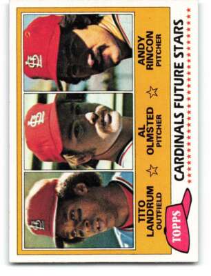 1981 Topps #244 Tito Landrum/Al Olmsted/Andy Rincon NM Near Mint RC ...