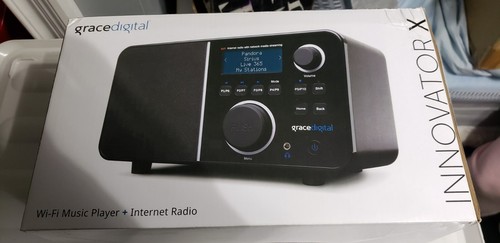 New in Box Grace Digital Innovator X Digital Internet Radio Wi-Fi Music ...