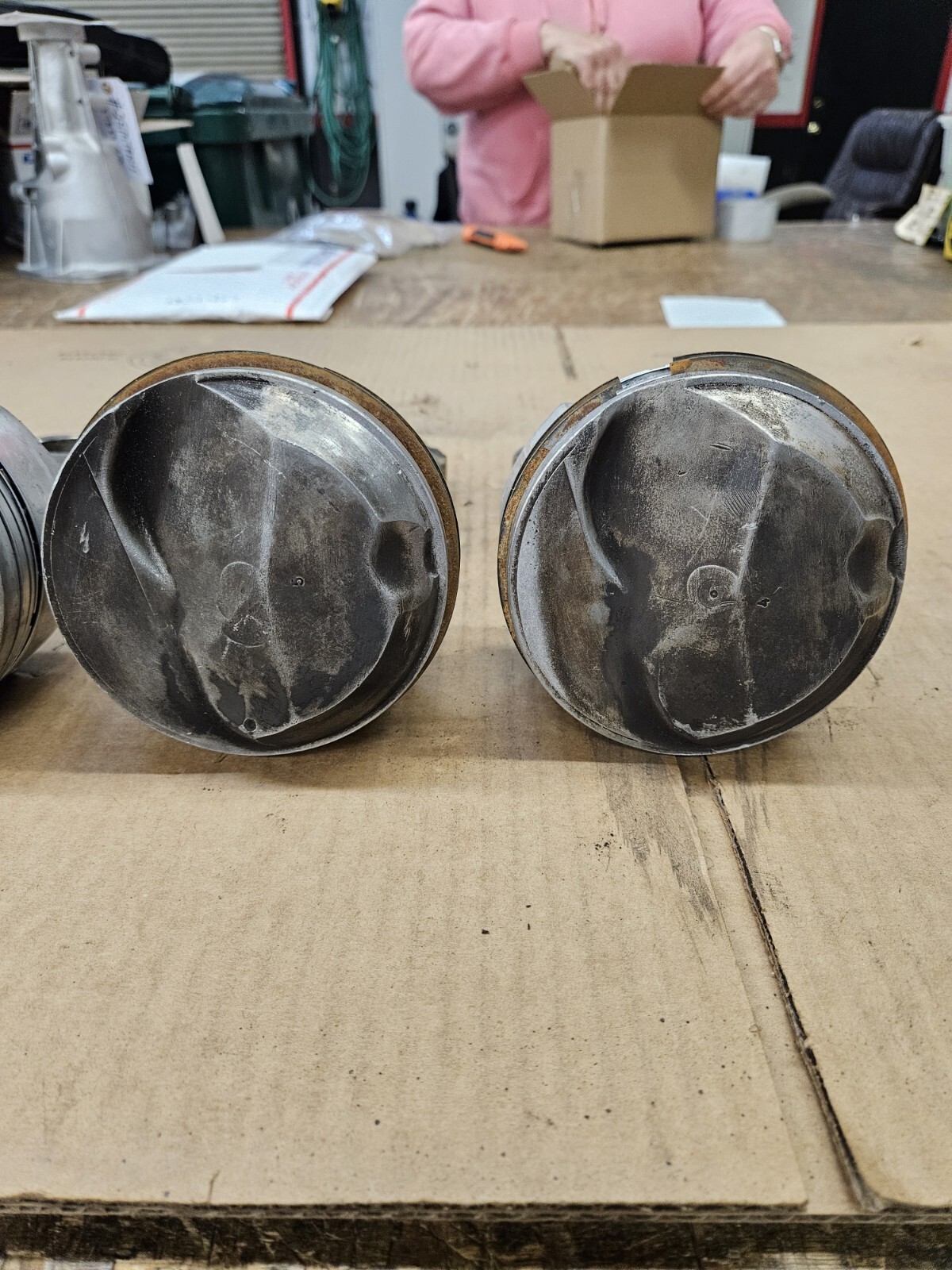 4-427 BBC Forged Aluminum Open Chamber Hi Comp Pistons/Rods ZL1 L88 ...