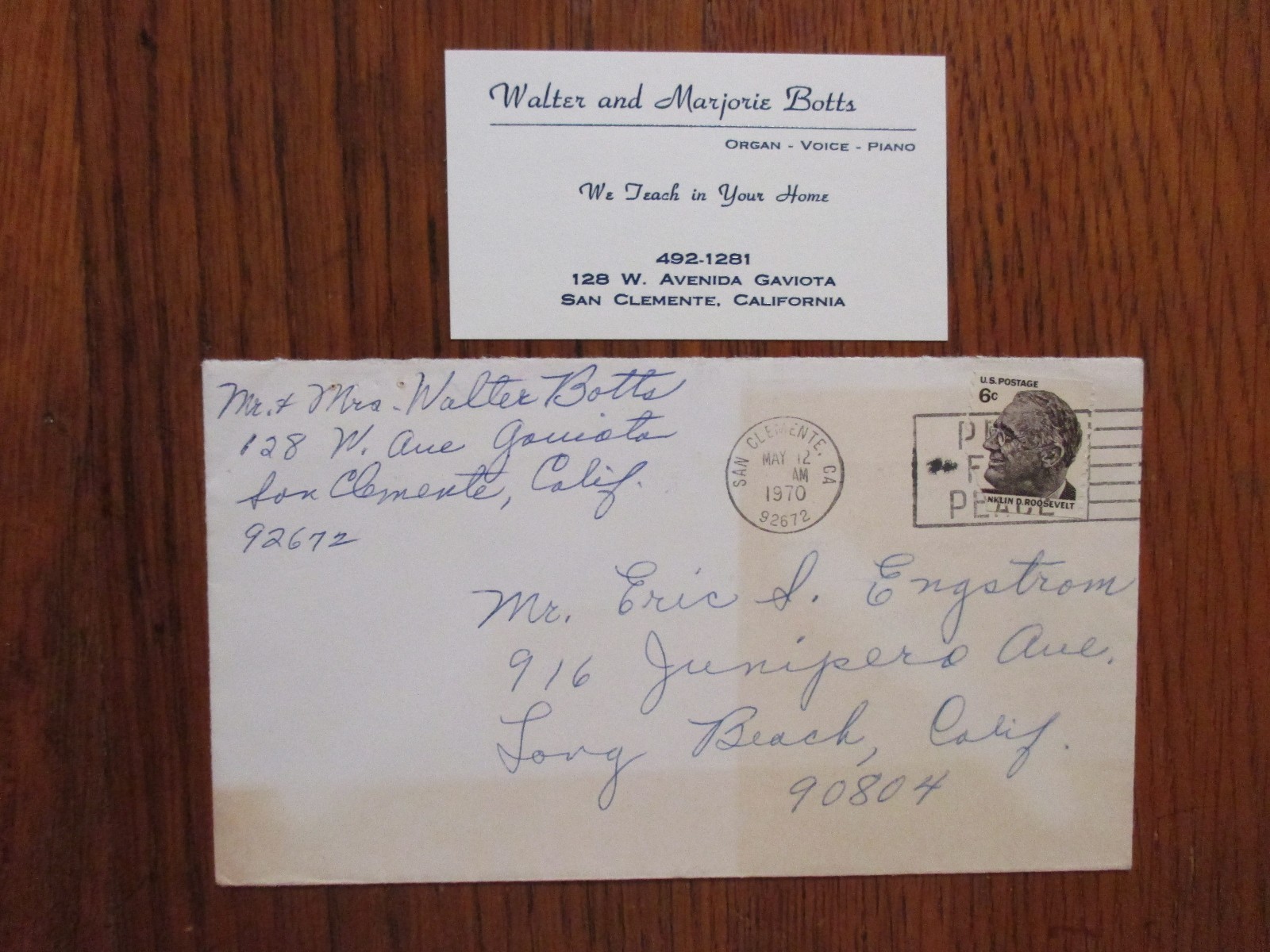 WALTER BOTTS (Died-1972) Uncle Sam Poster)Signed 1970 Letter(+Business ...