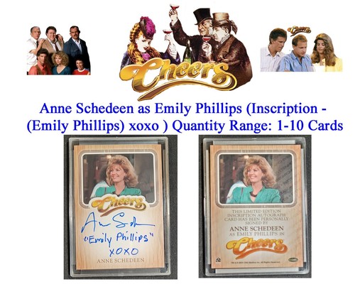 * 2025 Rittenhouse Cheers Anne Schedeen as Emily Phillips (Inscription - (Emily | eBay