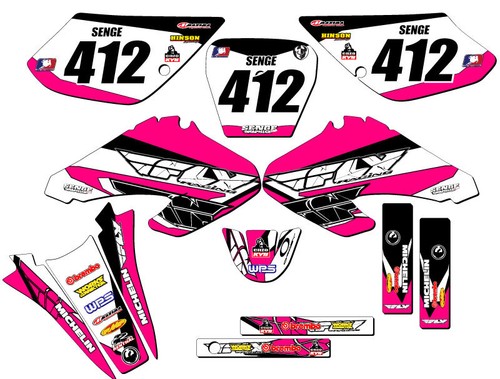 2001-2004 XR 100 13 FLY Pink Senge Graphics Kit Compatible with Honda ...