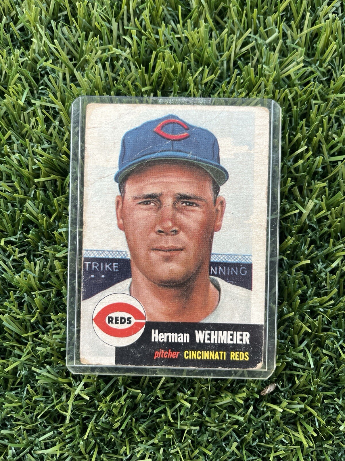1953 Topps - Bio Information in White #110 Herm Wehmeier | eBay