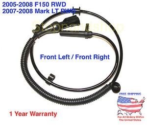 NEW ABS WHEEL SPEED SENSOR for 05-08 Ford F-150 Mark LT 2WD Front right ...