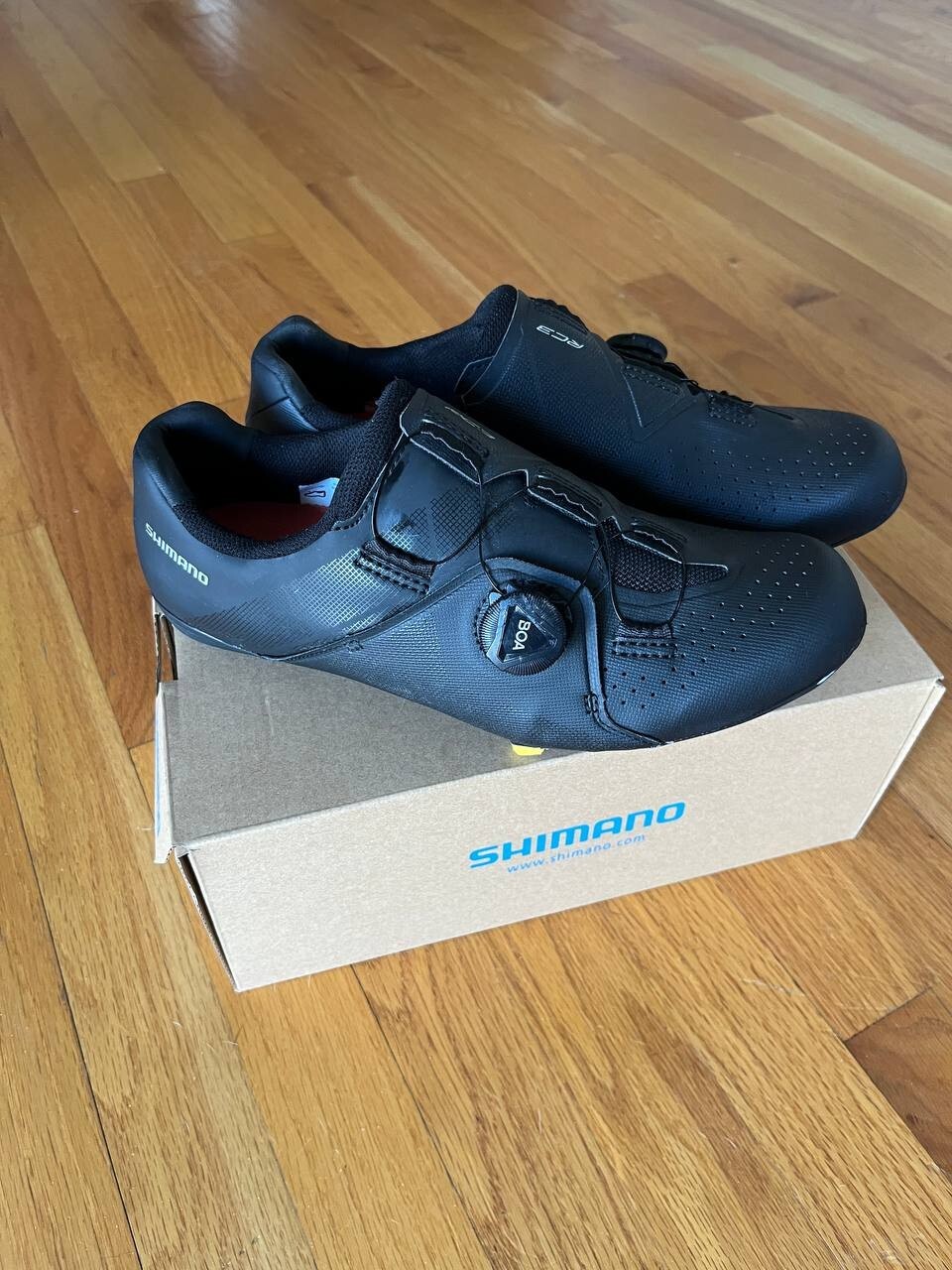 Shimano RC3 SH-RC300 Road Cycling Shoes SPD-SL Black BOA Men's US 8.5 ...