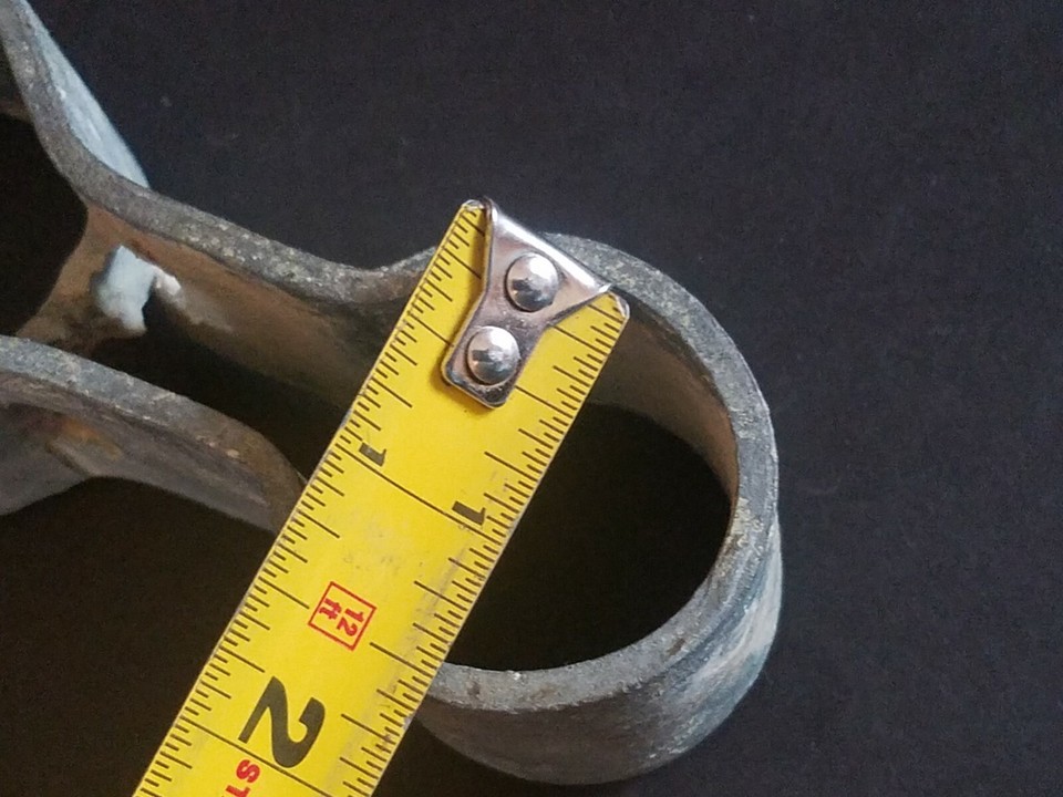 Galvanized Chain Link Gate Fence Post Clamp | eBay