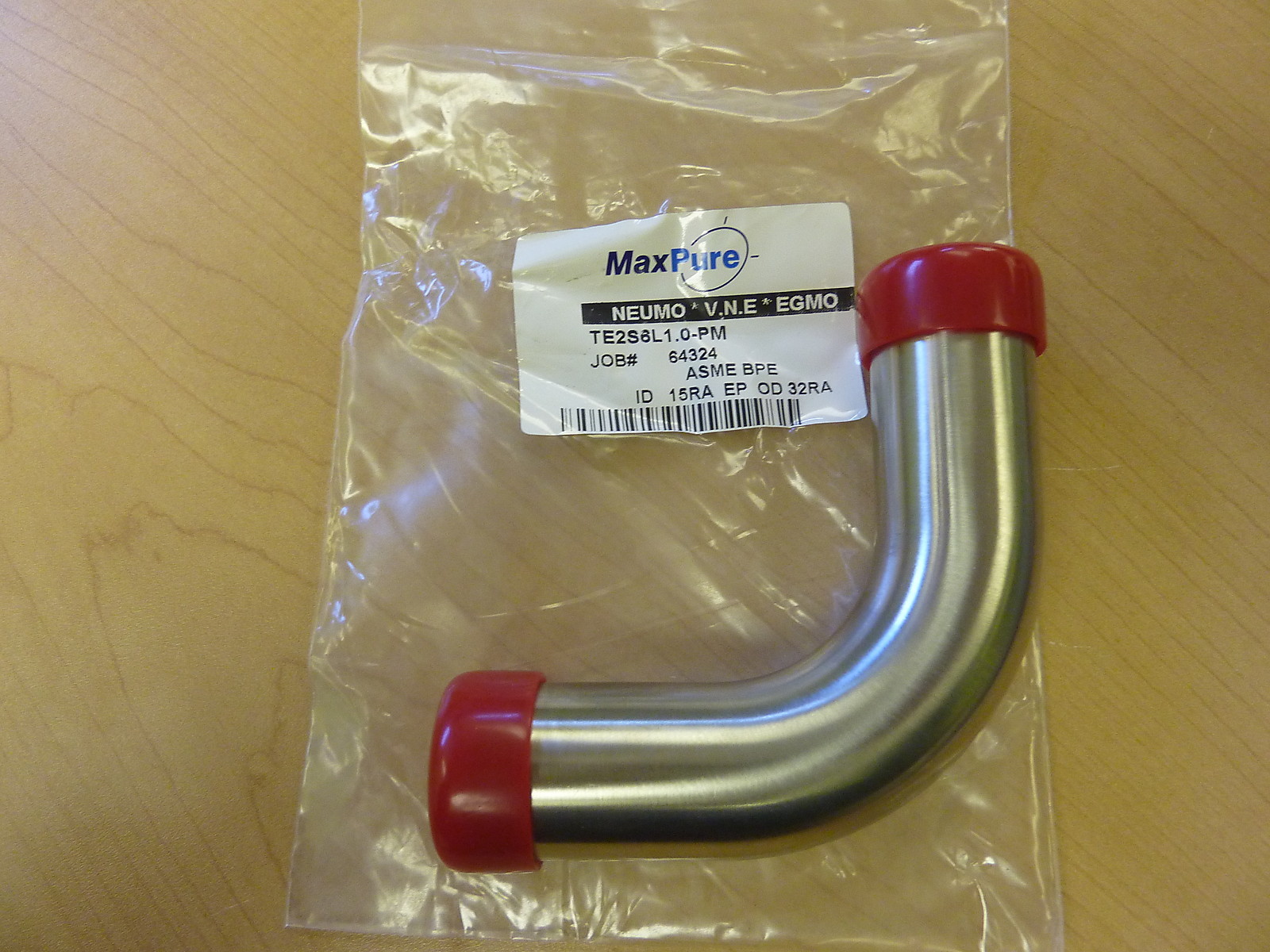 MaxPure Pharmaceutical TE2S-316L1.0-PM 90° Elbow Fitting 1" OD (11347 ...