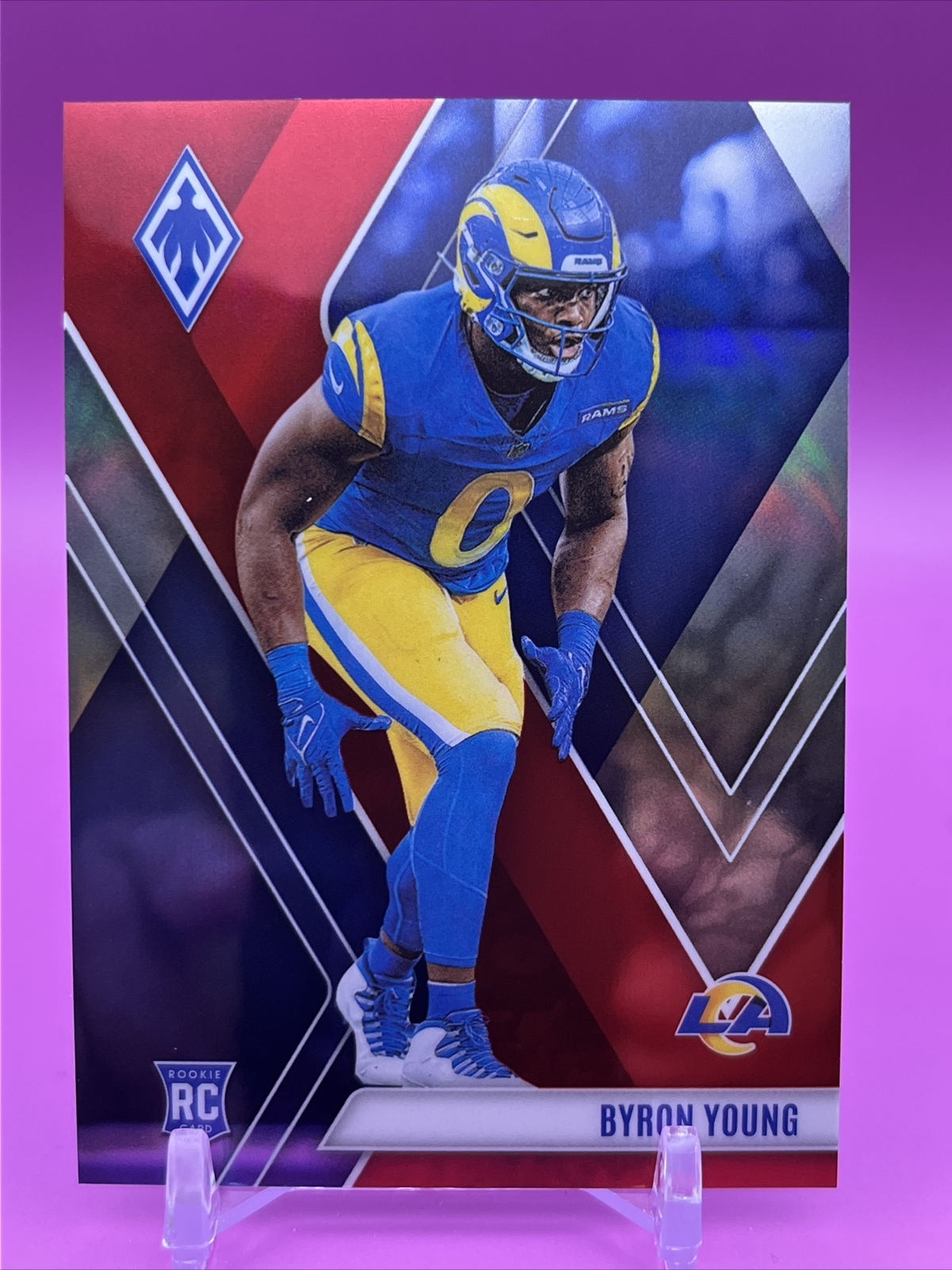 2023 Phoenix football #178 Byron Young (LB), Los Angeles Rams ROOKIE C ...
