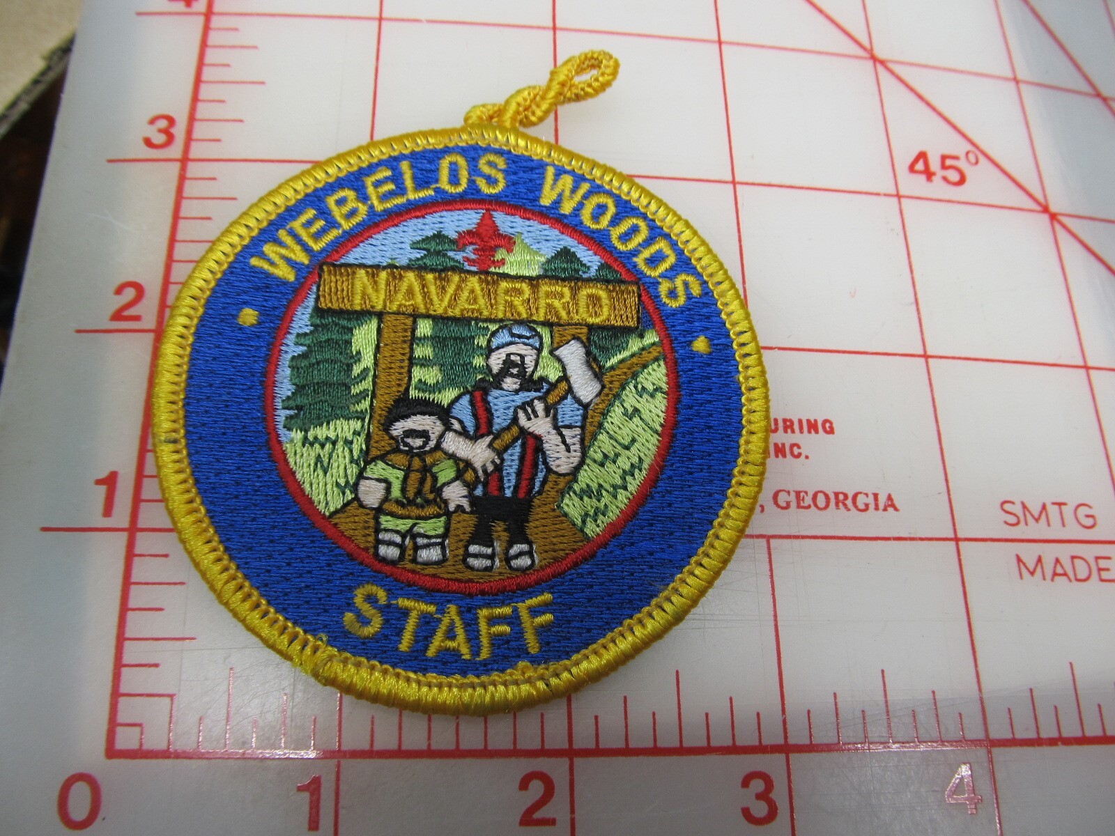 Webelos Woods collectible Navarro STAFF patch (r25) | eBay