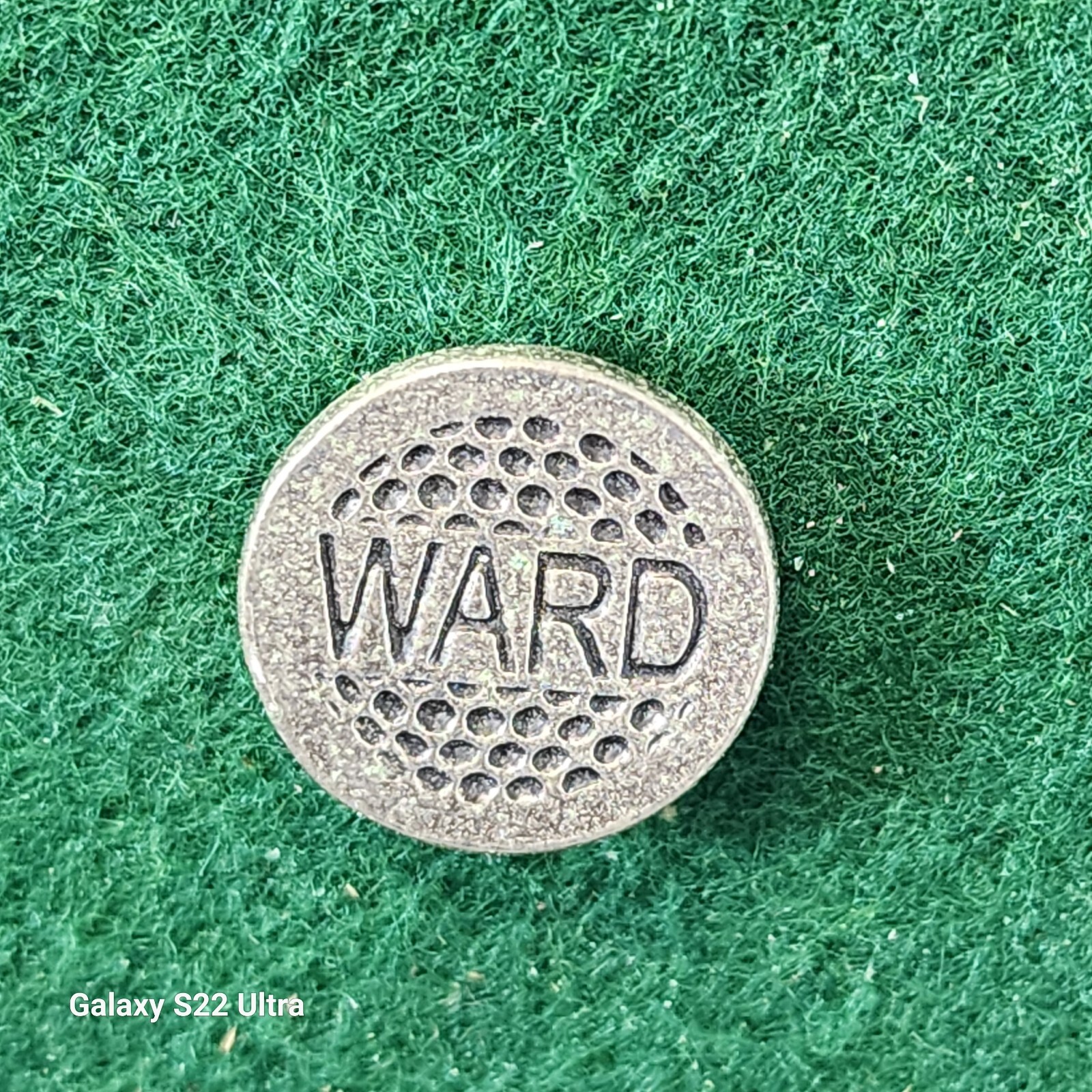 Personalized Metal Golf Ball Marker for Ward | eBay