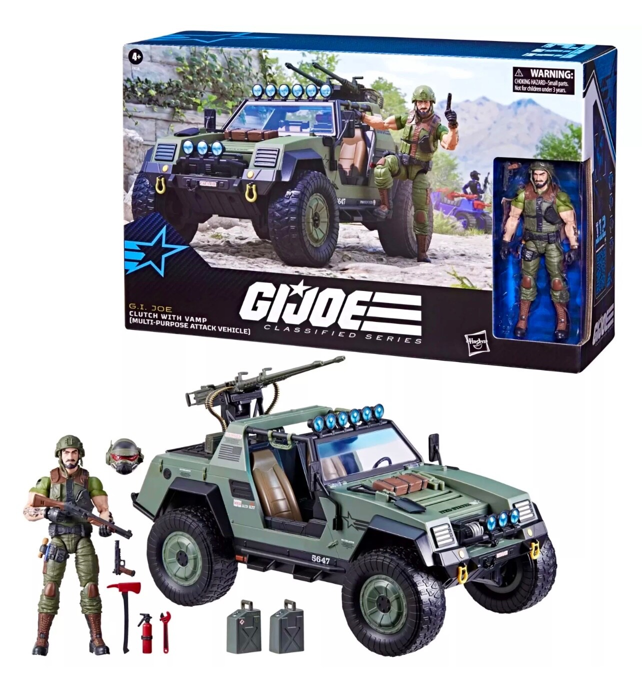 GI JOE CLASSIFIED Hasbro 1/12 Vamp Clutch 6" Figure 112 Vehicle MISB ...