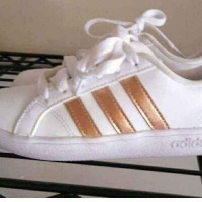 Adidas Kids Child Unisex Superstar Sneakers Tennis Shoes Size 11K | eBay