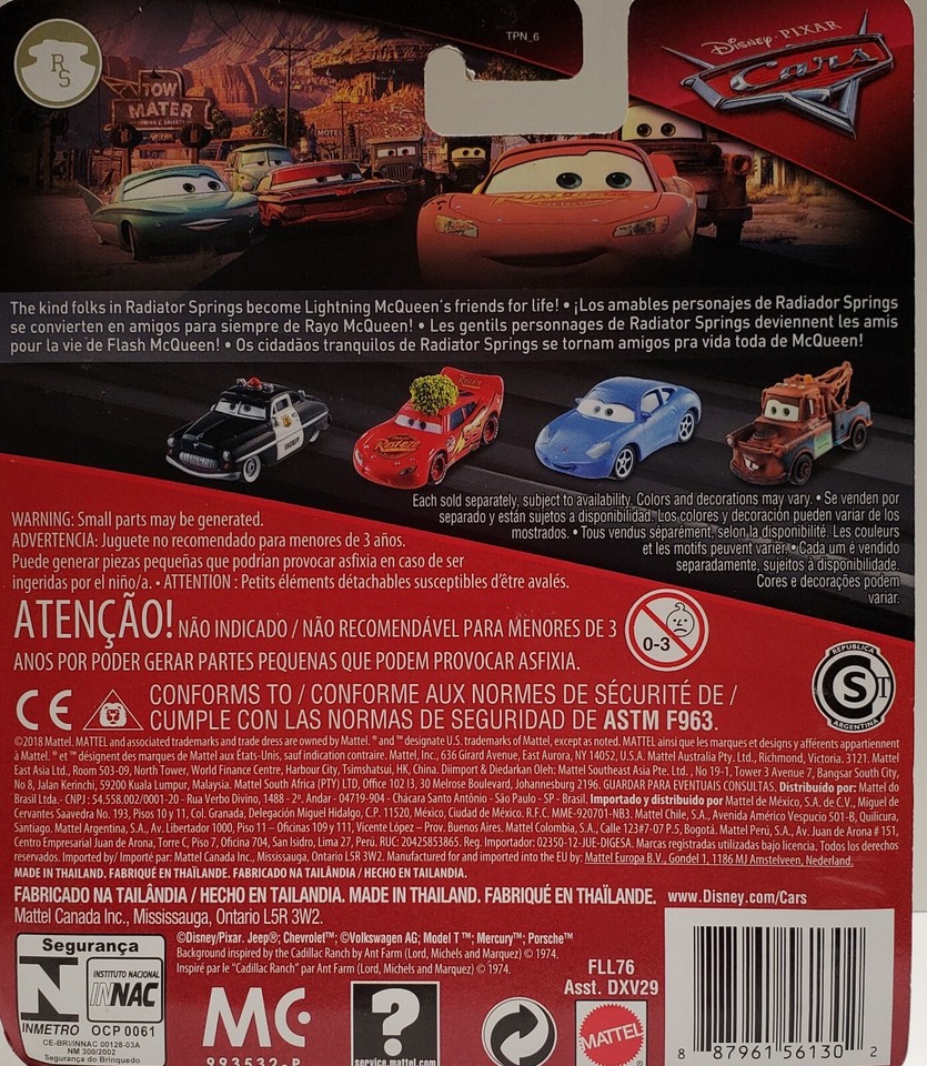 DISNEY PIXAR CARS 2018 RADIATOR SPRINGS NICK 🔥STICKERS🔥 887961561302| eBay