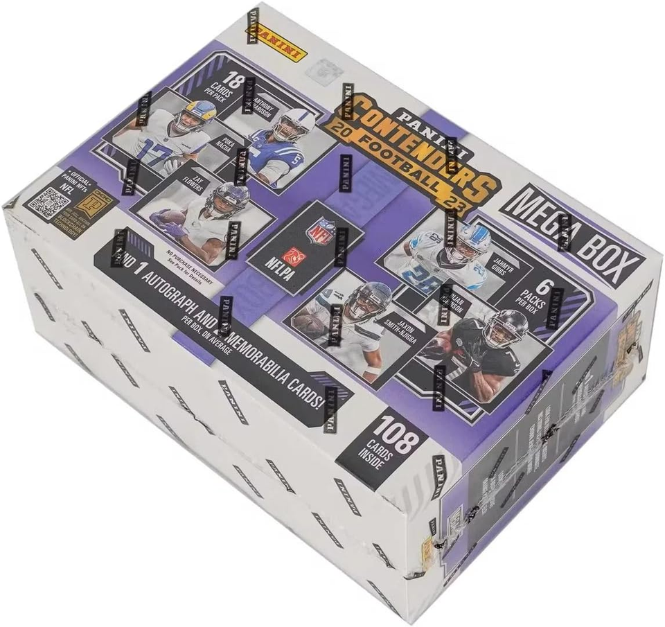 2023 Contenders Football Hobby Mega Trading Card Box (Exclusive Orange ...